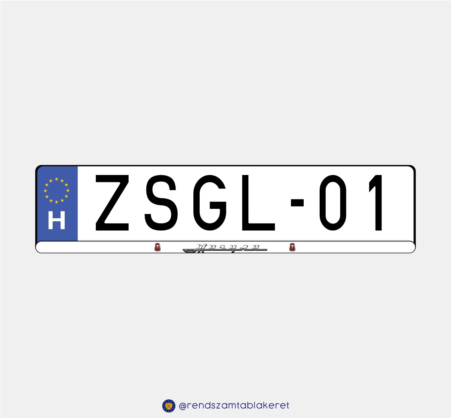 Lada - Zsiguli műgyantás rendszámtáblakeret
